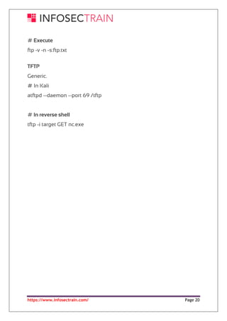 OSCP Preparation Guide @ Infosectrain | PDF