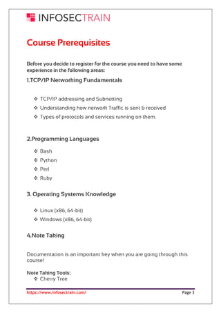 OSCP Preparation Guide @ Infosectrain | PDF