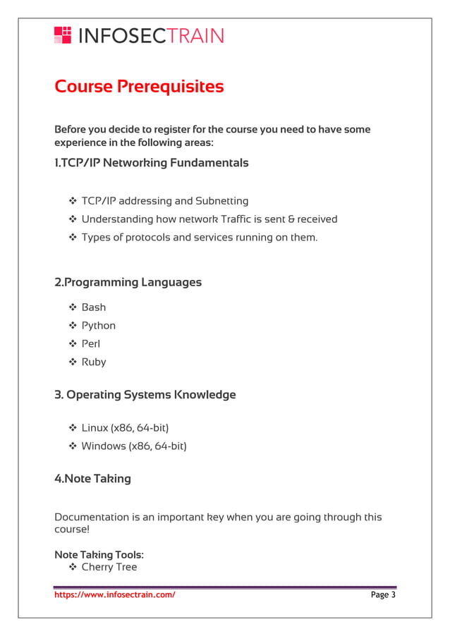 Oscp Preparation Guide Infosectrain Pdf
