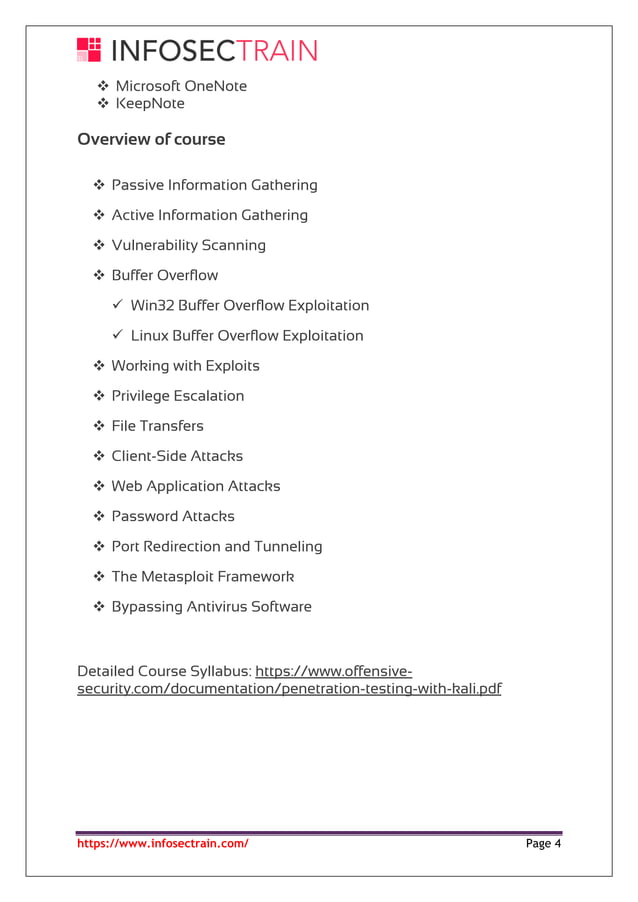 Oscp Preparation Guide Infosectrain Pdf