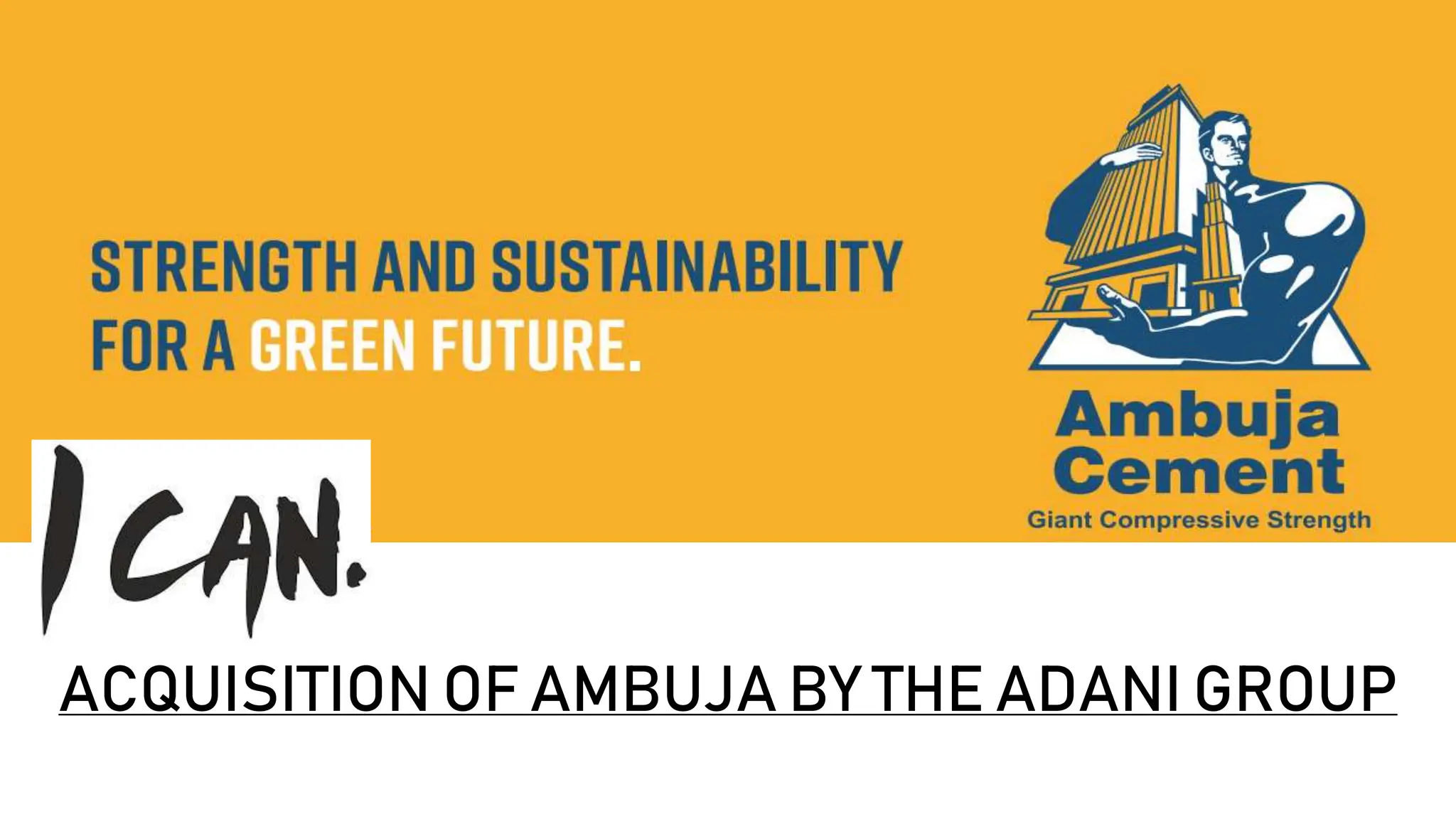 OSD Project on Adani Acquisition of Ambuja.pptx