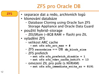 Oracle Solaris Day 2013 - Oracle DB and OS Solaris | PPT
