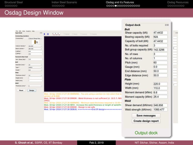 Open Steel Design and Graphics (Osdag) | PDF | Desktop Publishing ...