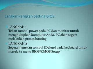 OS dan BIOS | PPTX