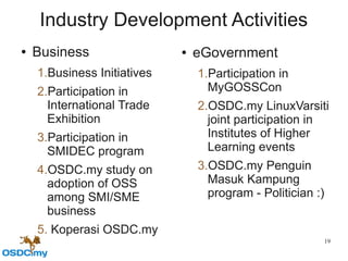 OSDC.my Master Plan For Malaysia Open Source Community | PDF