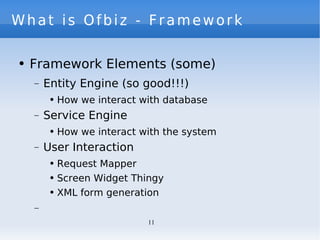 OSDC 2008 Apache Ofbiz Talk | PPT
