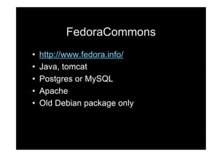 OSDC 2008 talk: An open source "YouTube" | PPT