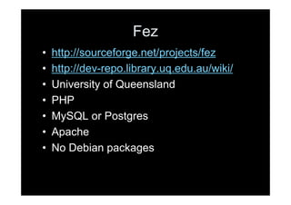 OSDC 2008 talk: An open source "YouTube" | PPT