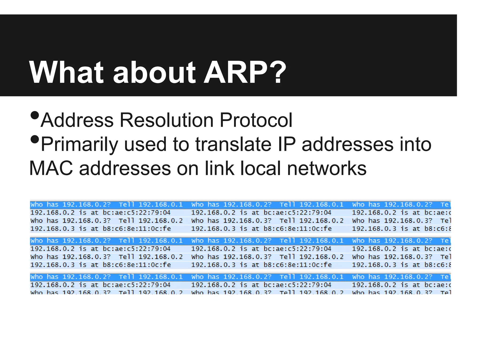 Os detection with arp | PPTX