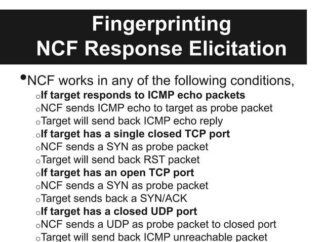 Os detection with arp | PPT