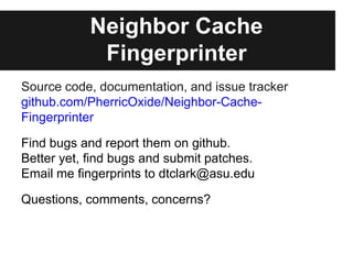 Os detection with arp | PPT