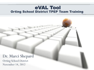 eVAL Tool (for Teacher and Principal Evaluations) | PDF