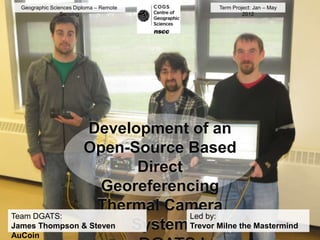 Open-Source Based Direct Georeferencing Thermal Camera System | PPT