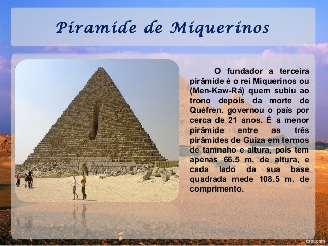 Os diferentes tipos de piramides egipcias