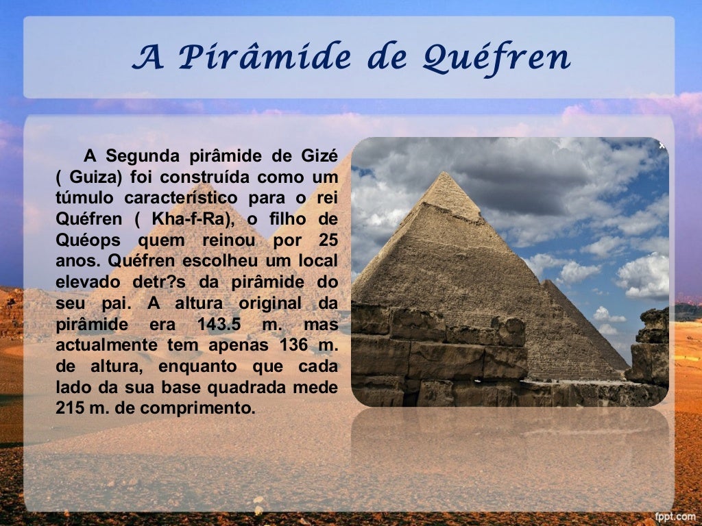 Os diferentes tipos de piramides egipcias