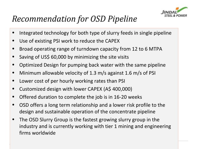 Barbil Angul Slurry Pipe line | PPT | Commodities | Economy