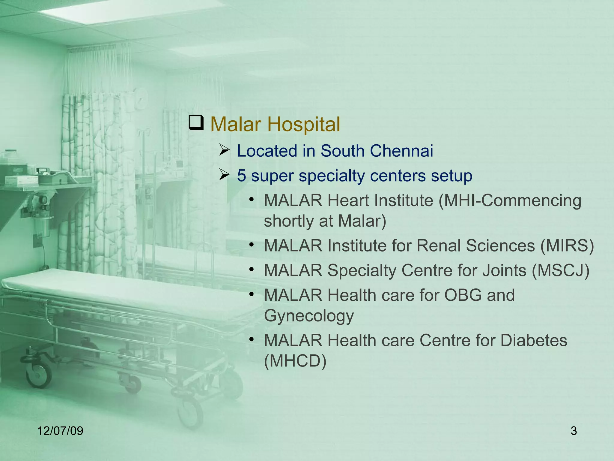 Organizational Structure and Design - A case for a mid-sized Hospital | PPS