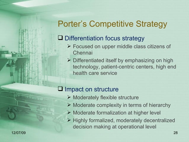 Organizational Structure and Design - A case for a mid-sized Hospital ...