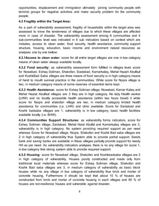 OSD Risk Assessment Report-Herat Afghanistan | PDF