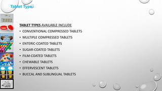 Oral Soild Dosage - Tablet manufacturing flow | PPTX