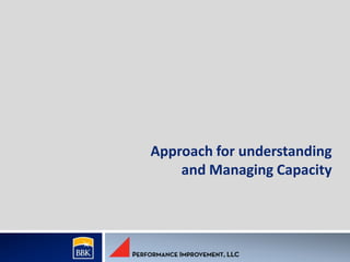 Measuring Modeling and Managing Supply Chain Capacity | PPTX