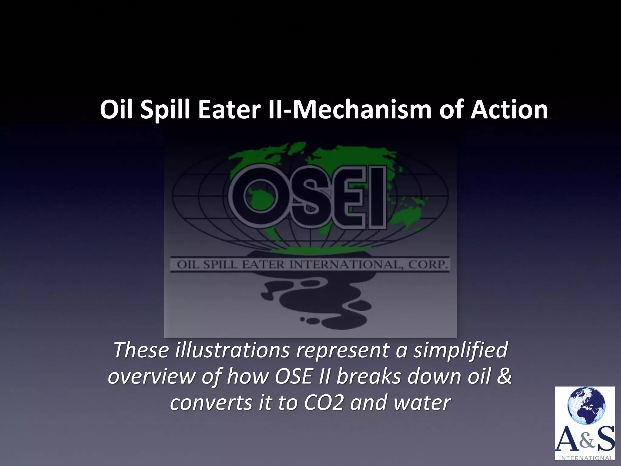 Oil Spill Eater II one step bioremediation cleaning process 2019 | PPT