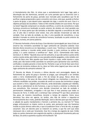 O selamento e os selados | DOCX