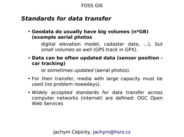 Free And Open Source Gis Ppt 