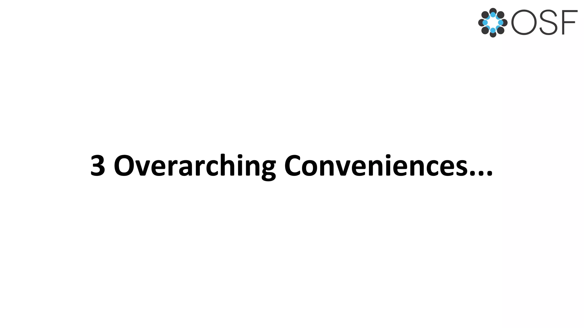 Gear Up!: Technology Lightning Round: Open Science Framework Overview | PPT