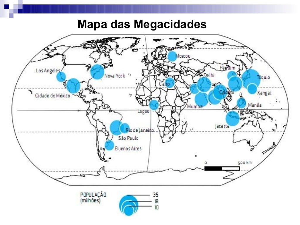 Os fluxos, redes, cidades globais e megacidades no espaço geografico