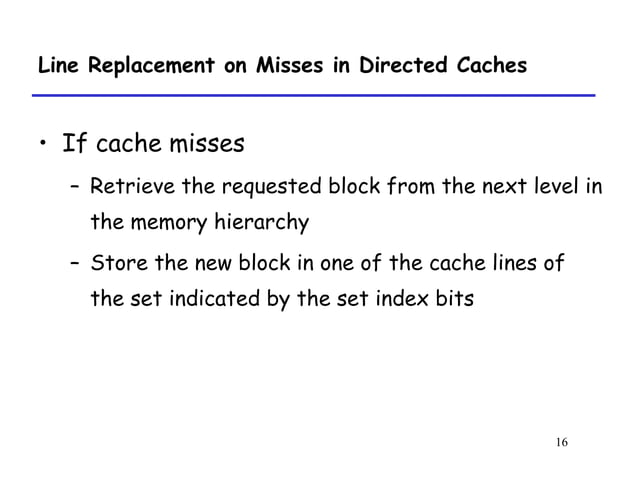 Memory caching | PPT