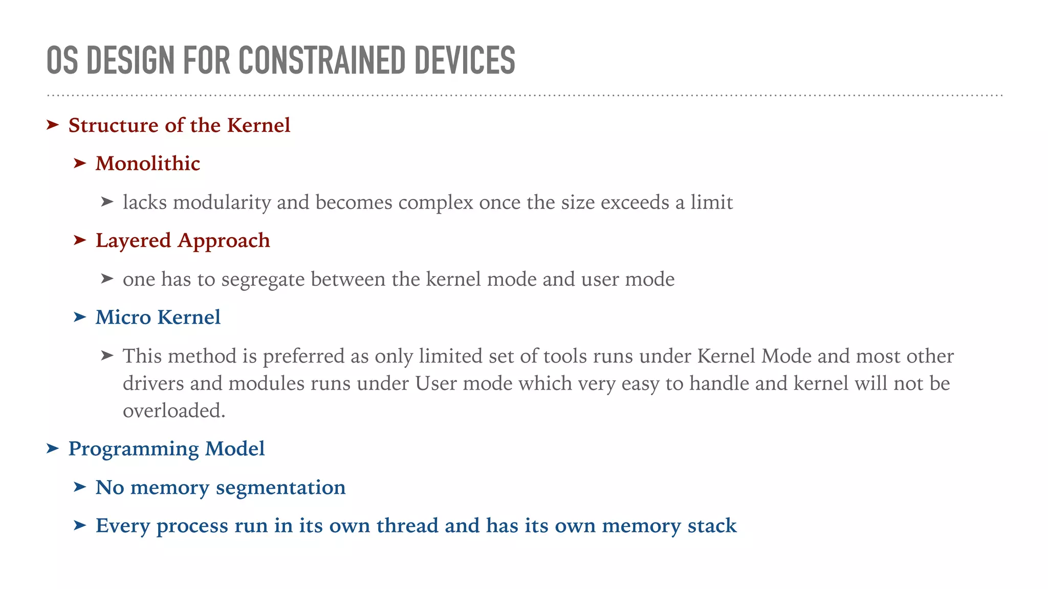 Operating System fo IoT | PDF
