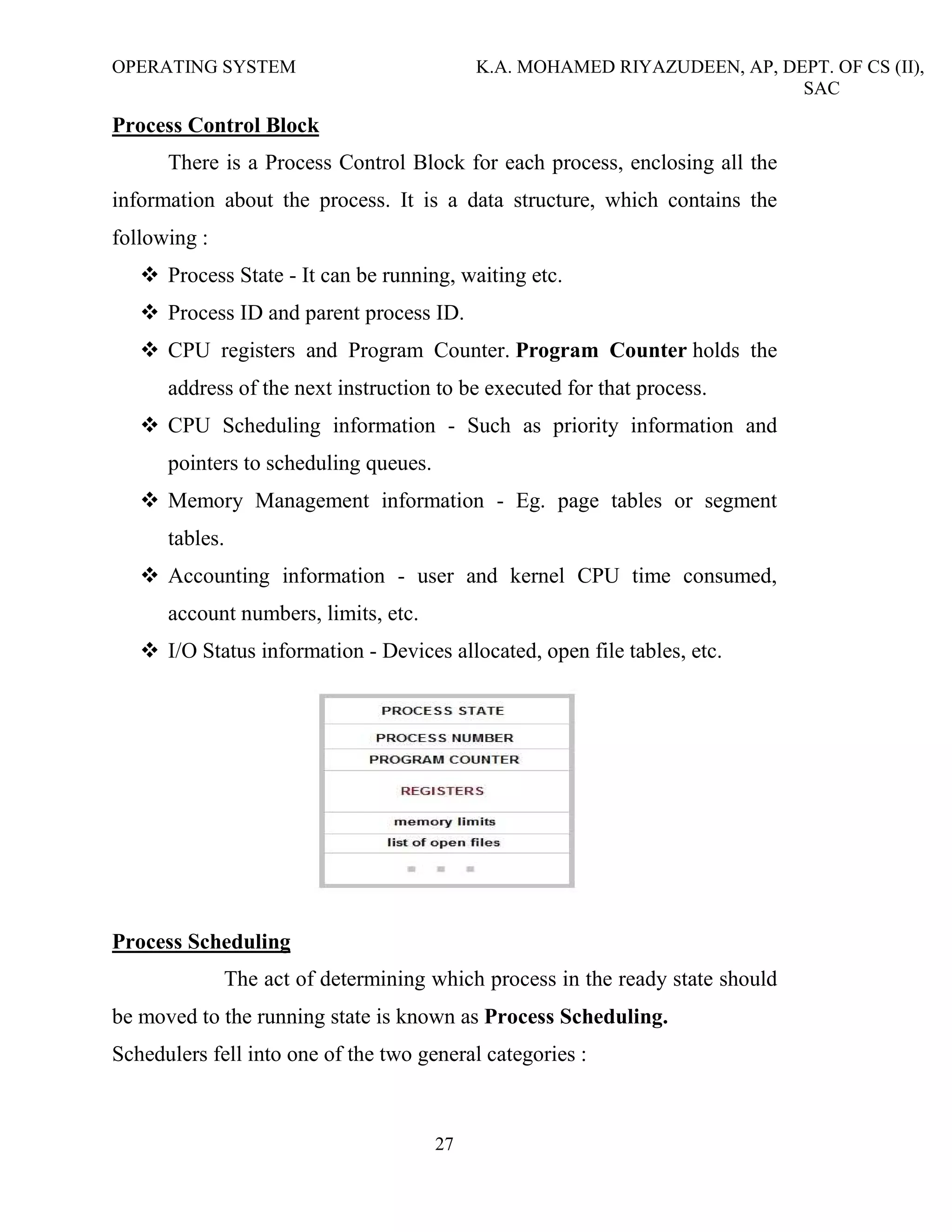 Operating System | PDF