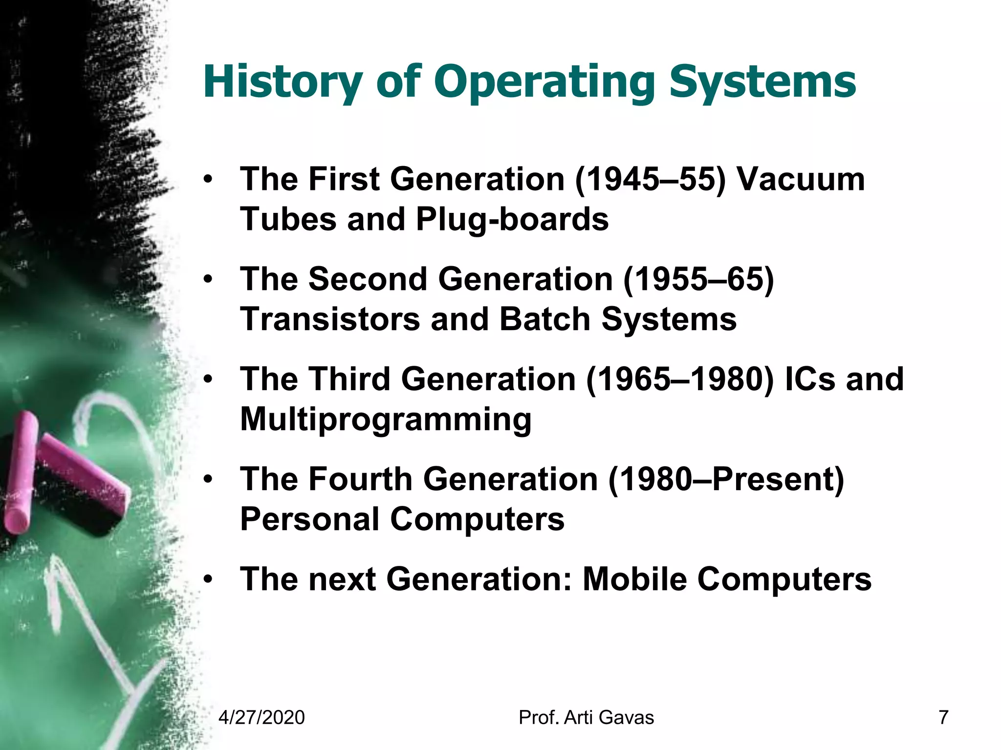 Operating Systems FYBSC IT UNIT I- Introduction to Operating Systems | PPT