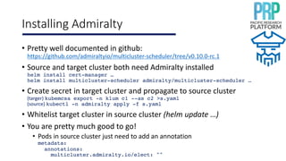 Scheduling a Kubernetes Federation with Admiralty | PDF