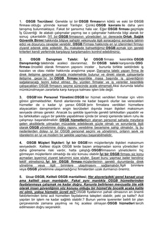 OSGB İstanbul | PDF