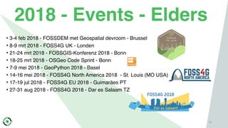 OSGeo.nl-NewYearsParty-2018-Opening | PDF | Business | Business and Finance