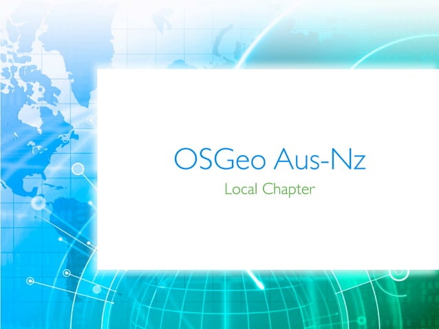 OSGeo Aus-Nz | PPT