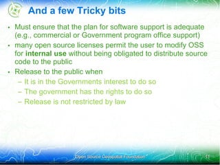 Uma introdução ao Open Geospatial Foundation | PPT