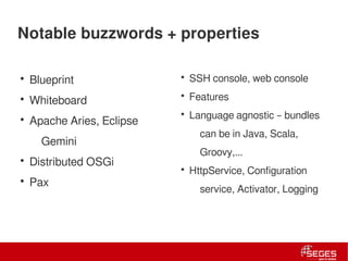 OSGi experiments | PPT