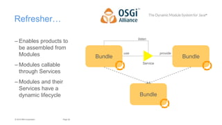 Microservices and OSGi: Better together? | PPTX | Programming Languages | Computing