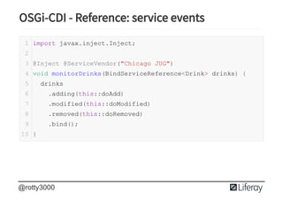 OSGi CDI Integration Specification -- Raymond Augé, Liferay | PDF