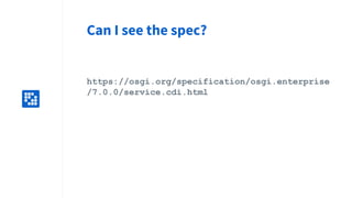 OSGi CDI Integration Specification - Ray Augé (Liferay) | PDF ...