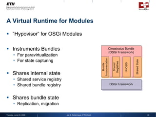 From Distributed to Pervasive OSGi | PDF