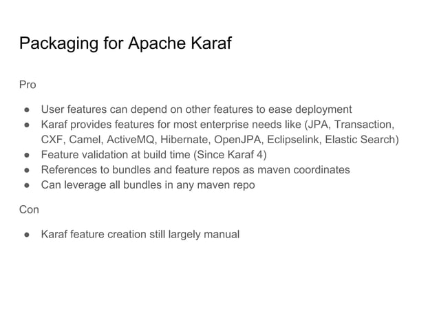 OSGi ecosystems compared on Apache Karaf - Christian Schneider | PDF | Web Development | Internet