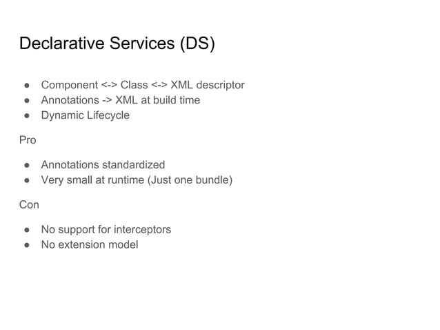 Osgi Ecosystems Compared On Apache Karaf Christian Schneider Ppt