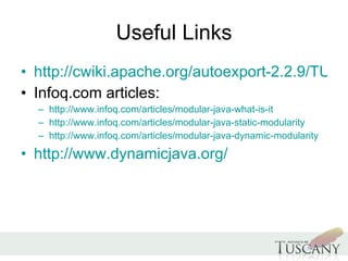 OSGi Enablement For Apache Tuscany | PPT