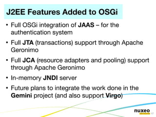 Creating Large Scale Software Platforms with OSGi and an Extension ...