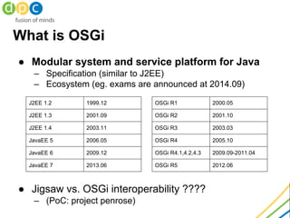 OSGi as Enterprise Integration Platform | PPT