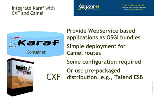 W Jax 2011 Osgi With Apache Karaf Ppt